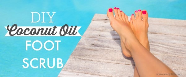 Coconut Oil Foot Scrub Recipe (Only 3 Ingredients!)